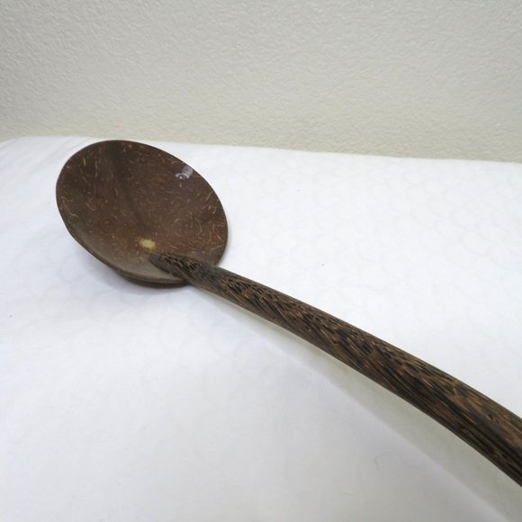 Unbranded | Dining | Handmade Coconut Curved Serving Spoon Ladle 4 ...
